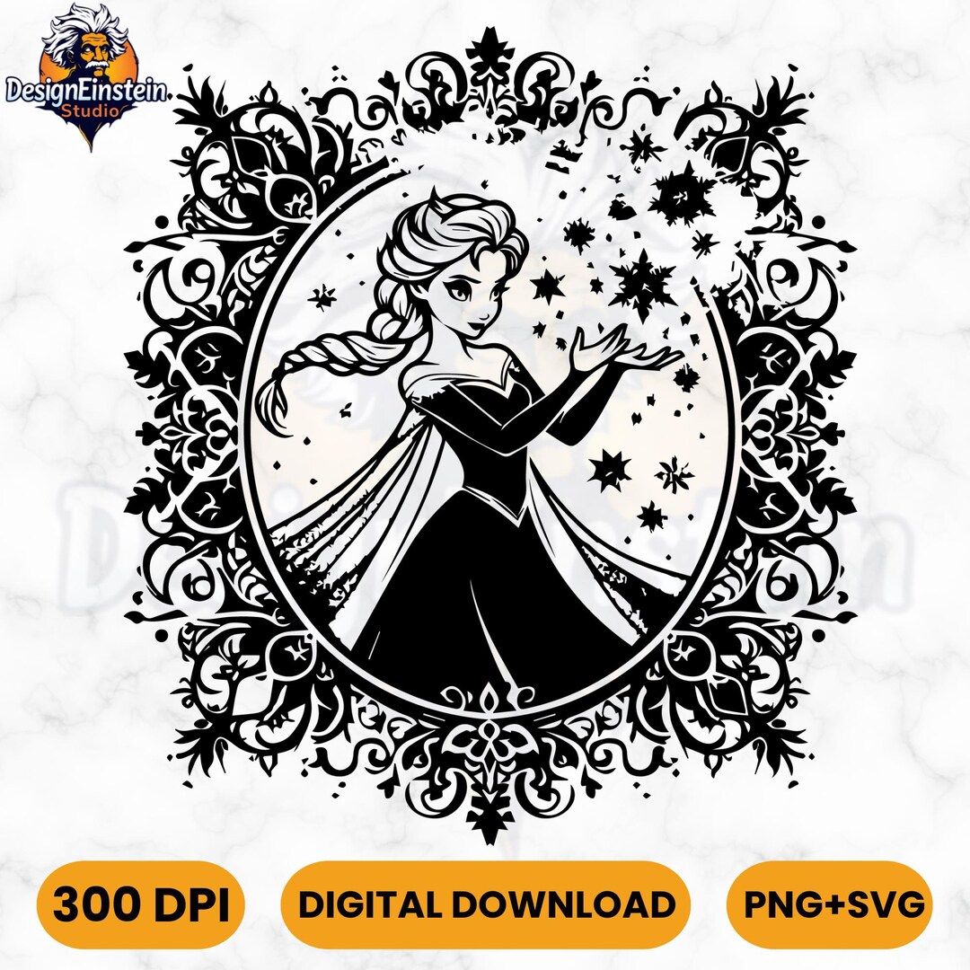 Princess Wedding SVG: Layered Clipart Designs for Cricut (digital ...