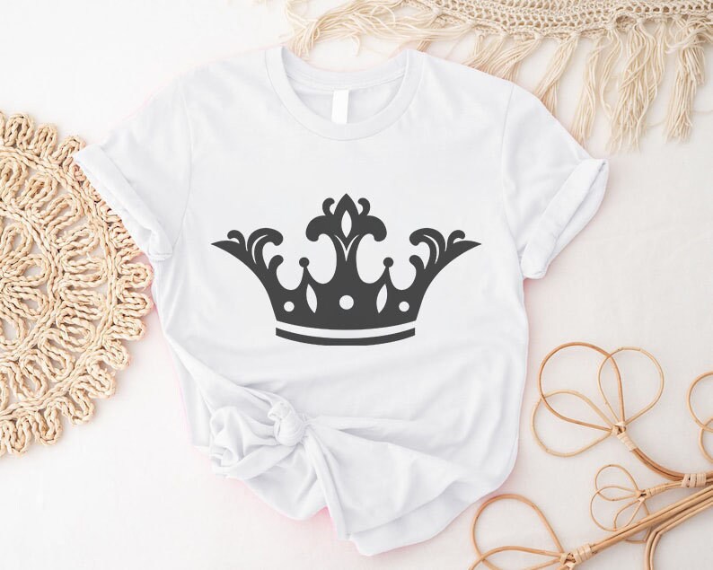 Royal Crown SVG Bundle: King, Queen, Princess Clipart (digital Files ...