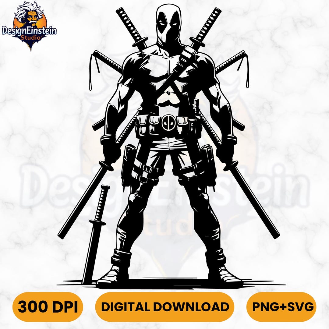 Superhero SVG: Layered Hero Clipart for Cricut, Silhouette (digital ...