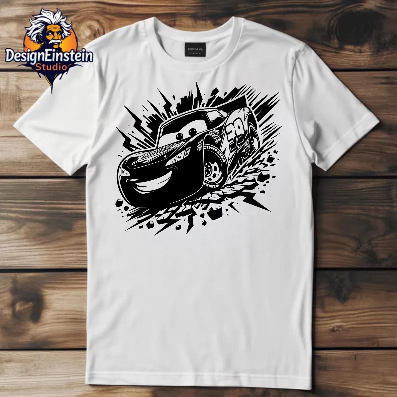 Cartoon Car SVG: Racing Clipart for Cricut, Silhouette (digital ...