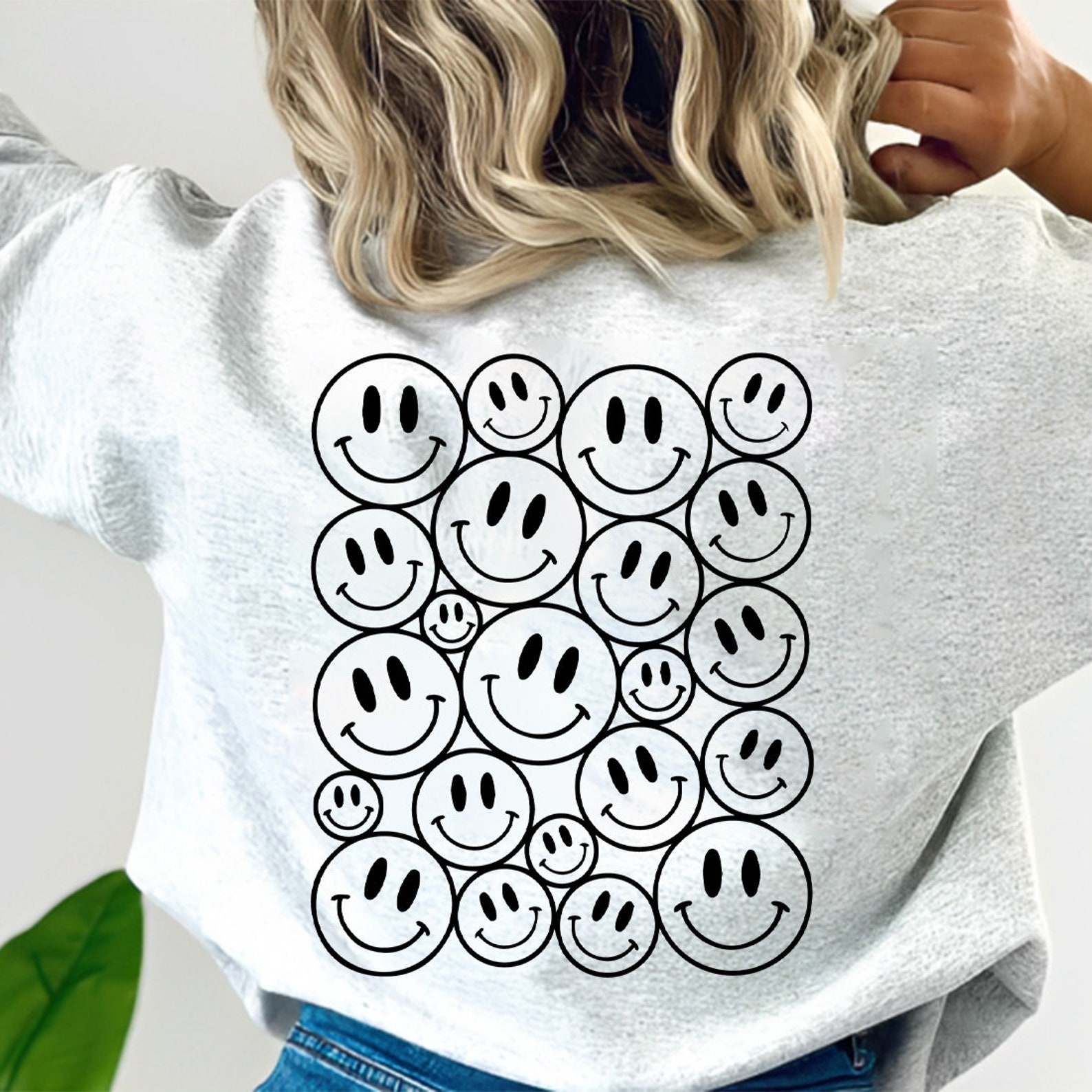 Smiley Face Svg Bundle, Groovy Smiley Face Svg, Smiley Face Svg for ...