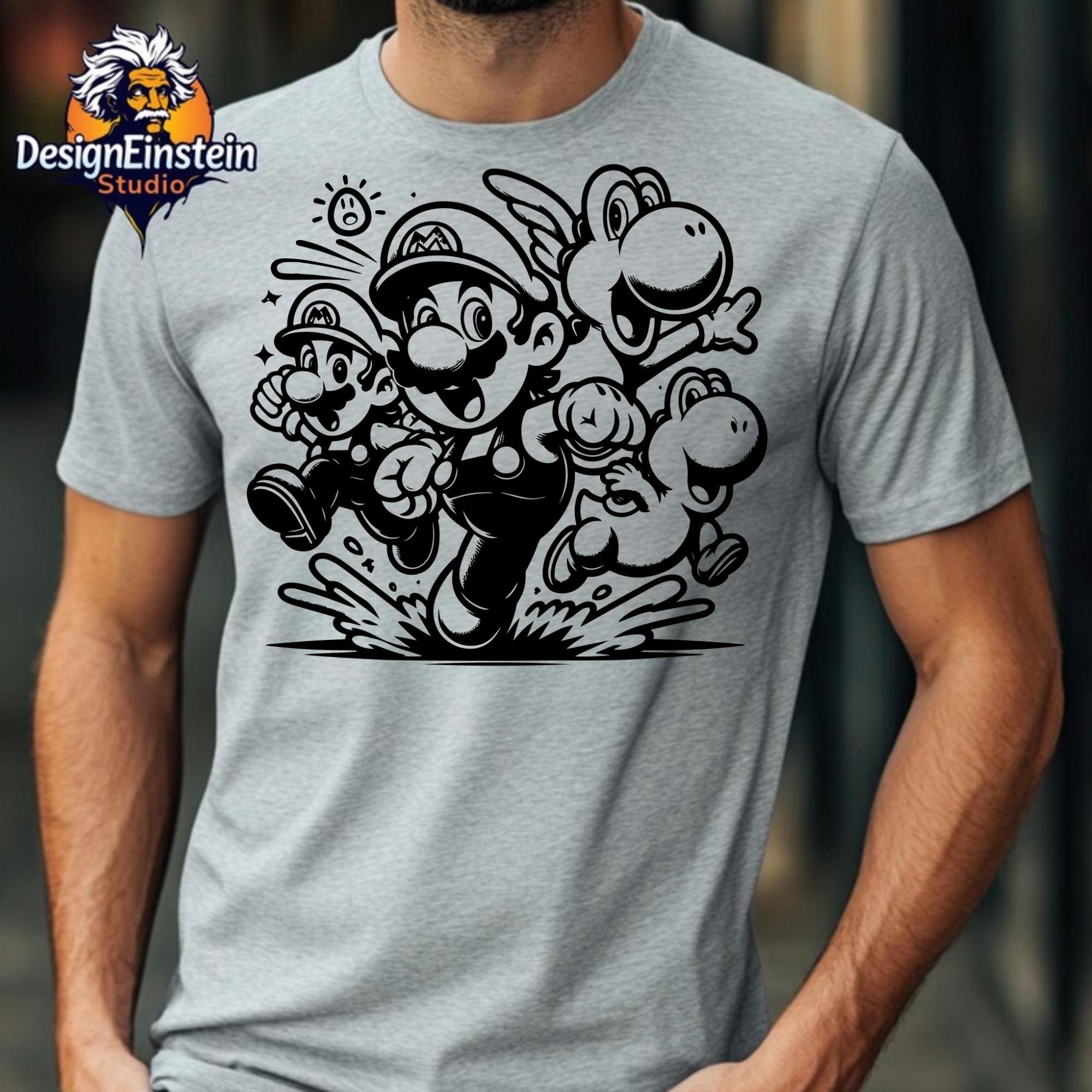 Gaming Character SVG: Cartoon Clipart, Laser Cut File (digital Download ...
