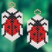 Ladybug- Peyote or Brick Stitch Earring/pendant Pattern Chart PDF ...