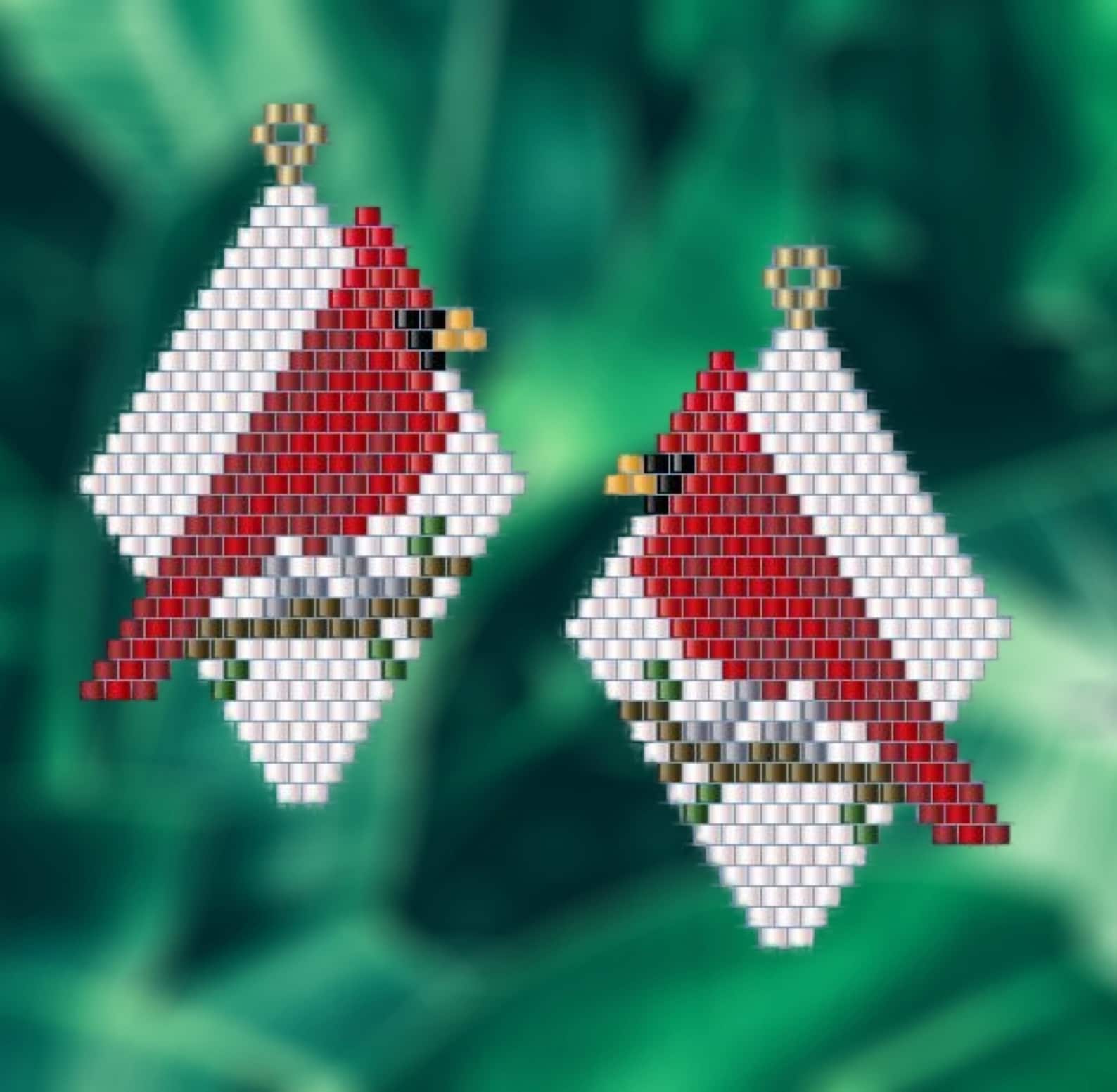Birds 7 Earring Pattern Charts PDF Instant Download - Etsy