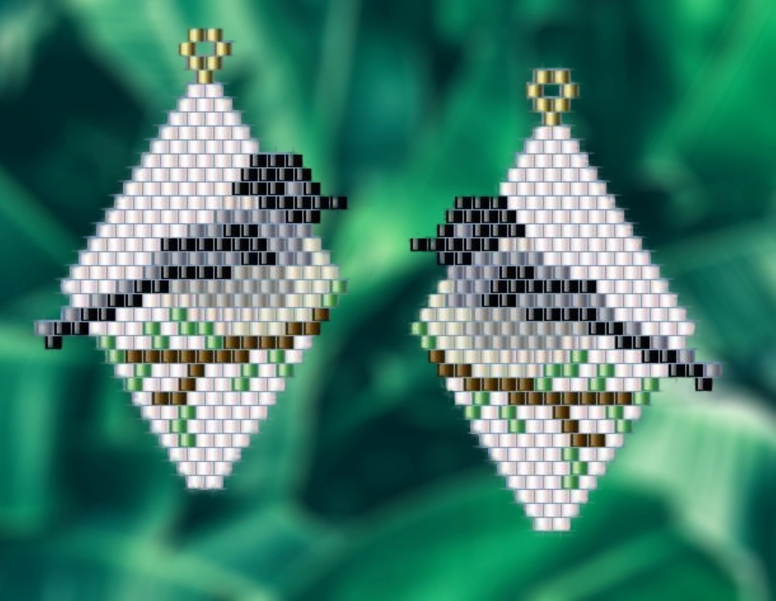 Birds 7 Earring Pattern Charts PDF Instant Download - Etsy