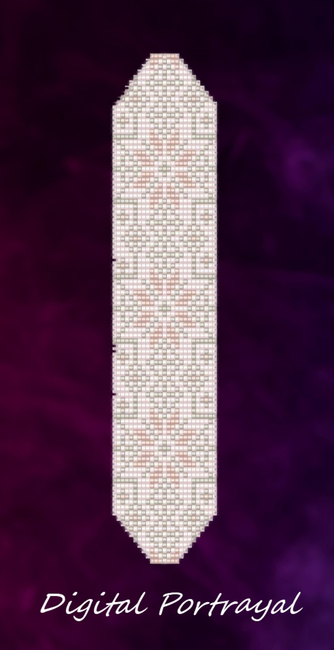 Subtle Star Bead Loom Seed Bead Bracelet Pattern Chart PDF - Instant ...