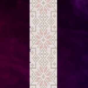 Subtle Star Bead Loom Seed Bead Bracelet Pattern Chart PDF - Instant ...