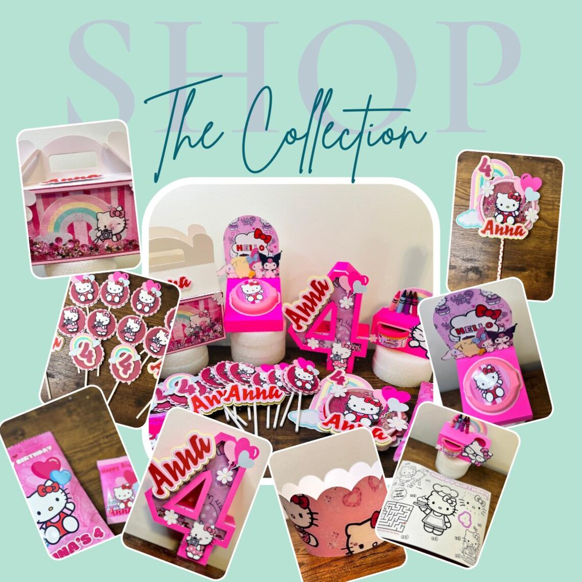 Personalized Kitty 3D Letter: Shaker Decor, Custom Party Favor - Etsy