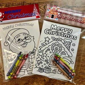 Christmas Coloring Sheet Pack, Festive Coloring Pages for Kids - Etsy