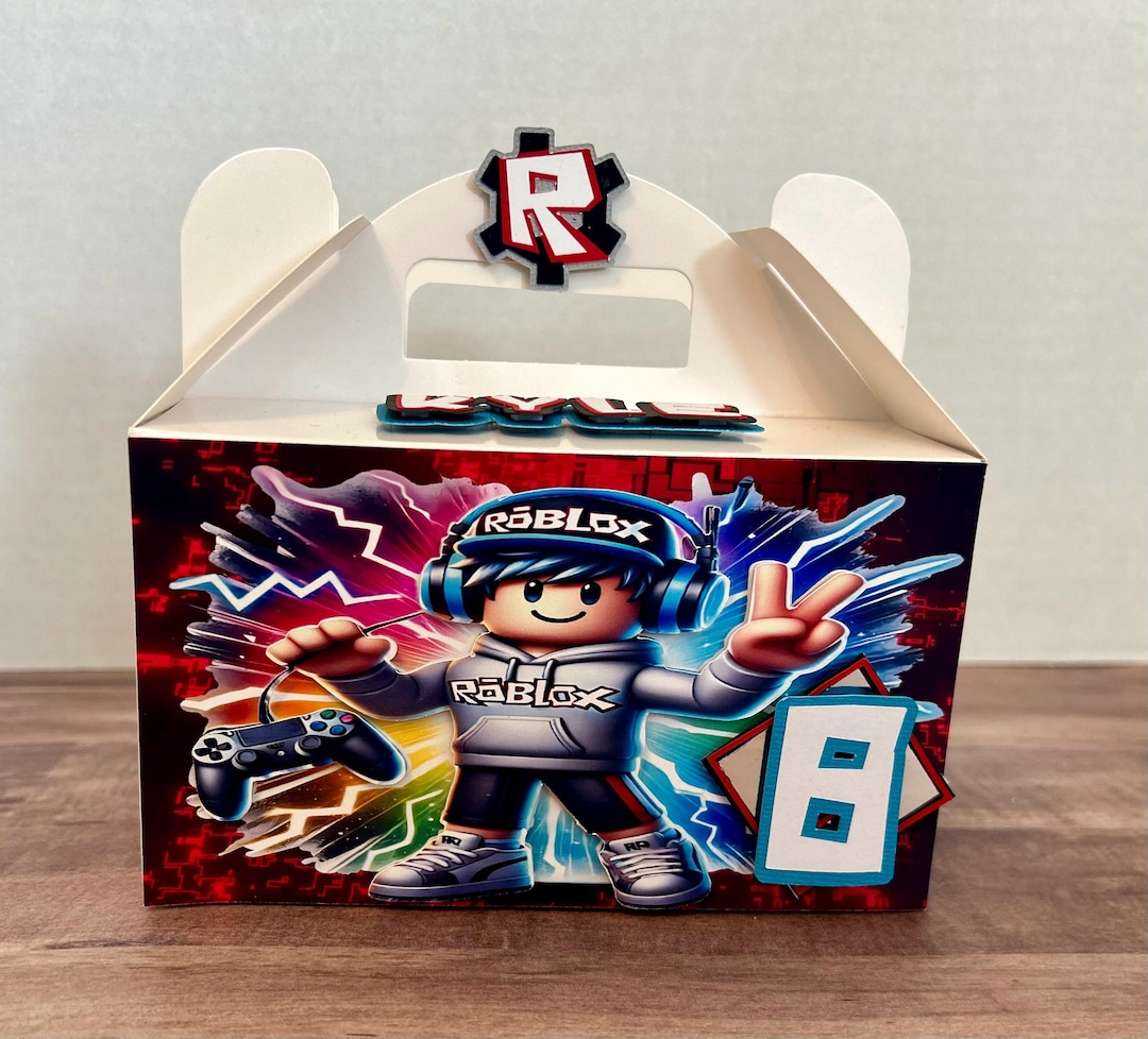 Roblox Favor Boxes/personalized Roblox Favor Boxes/3d Favor Boxes ...