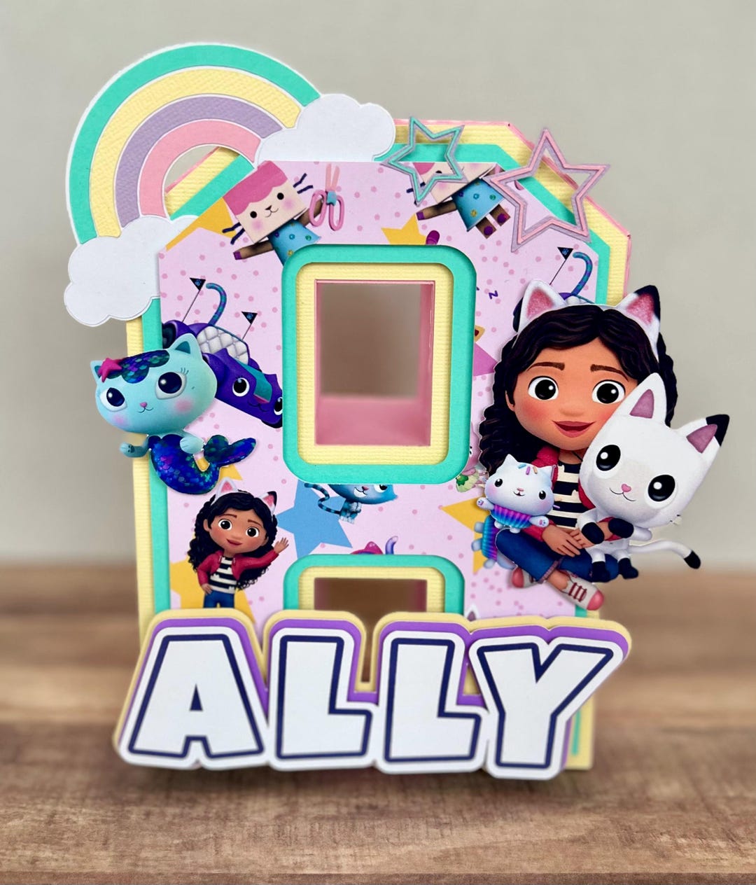 Gabby 3D Letter/ Personalized 3D Letter/gd Decor/custom 3D Letter ...