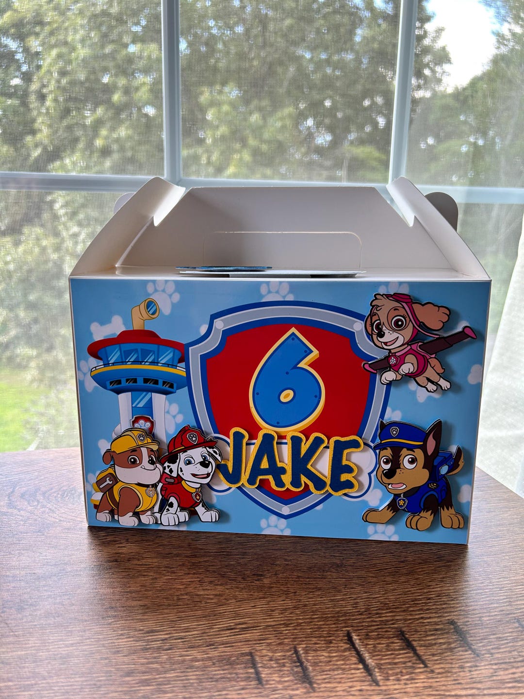 Personalized Pups 3D Favor Boxes, Birthday Party Supplies - Etsy