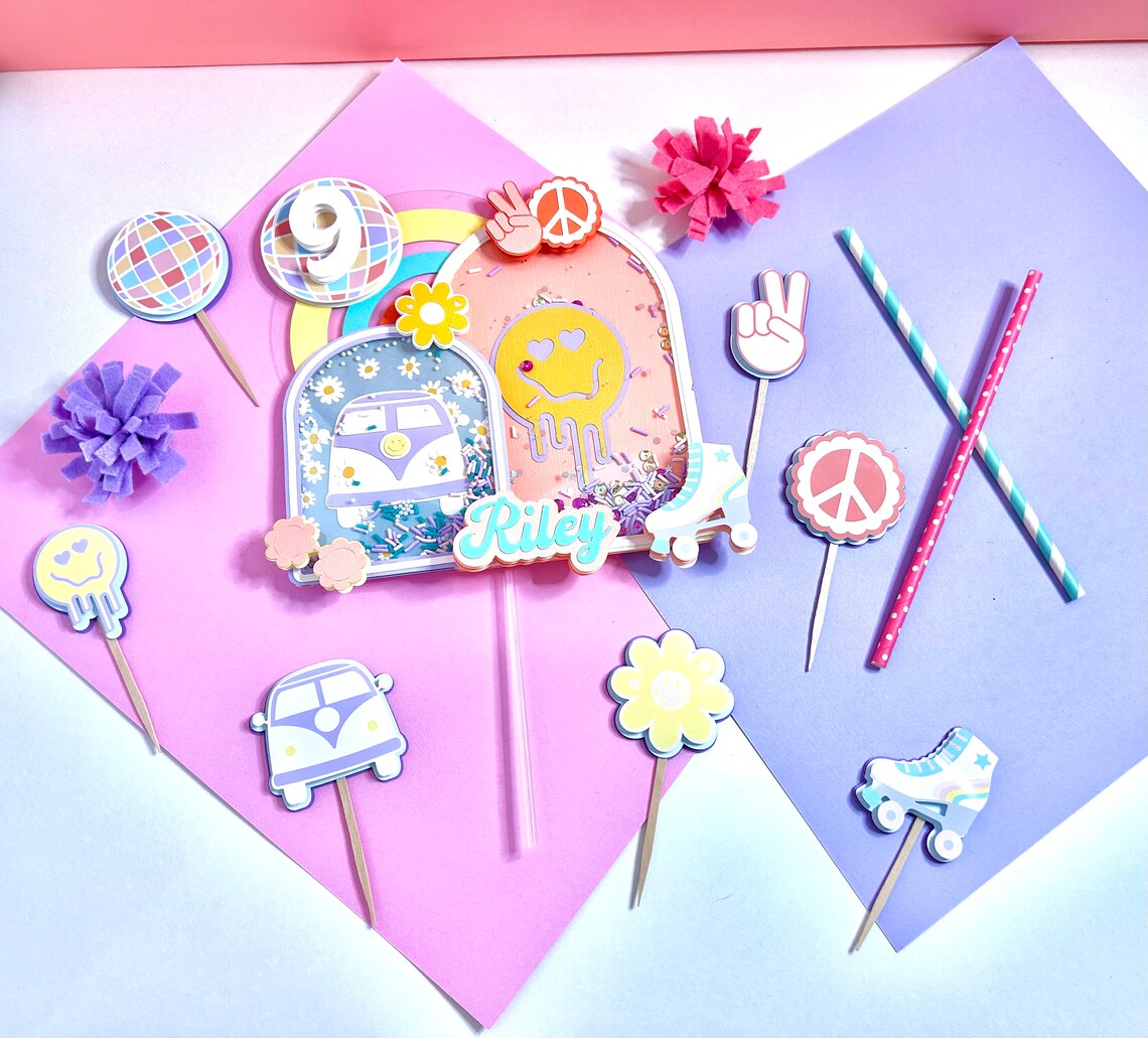 Groovy Birthday / Stay Groovy Birthday/ Groovy Birthday Party Favor ...