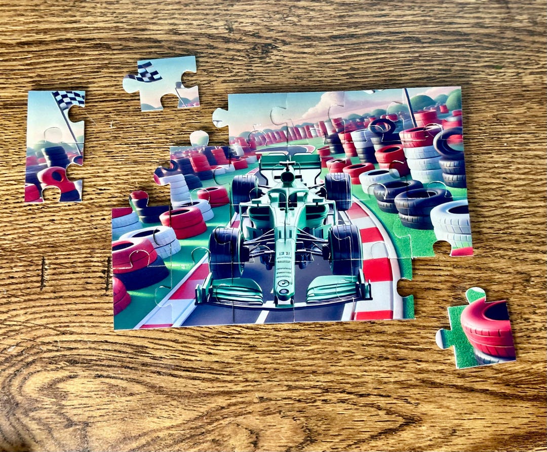 Formula One Custom Puzzle/ Custom Puzzle/formula One Party Favors ...