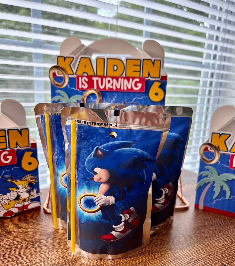 Sonic Birthday Bundle/sonic Birthday/ Sonic Birthday Party - Etsy