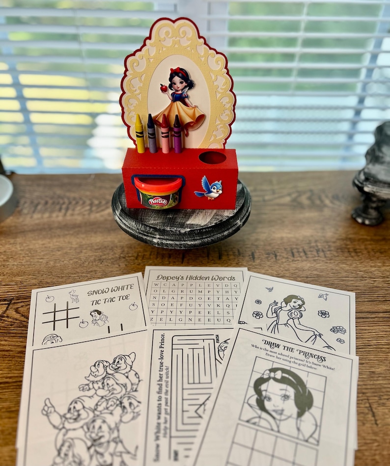 Princess Activity Box | Snow White Party Favors - Etsy