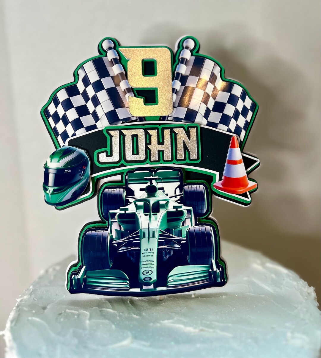 Formula One Cake Topper/ Formula One Personalized Cake Topper/formula ...