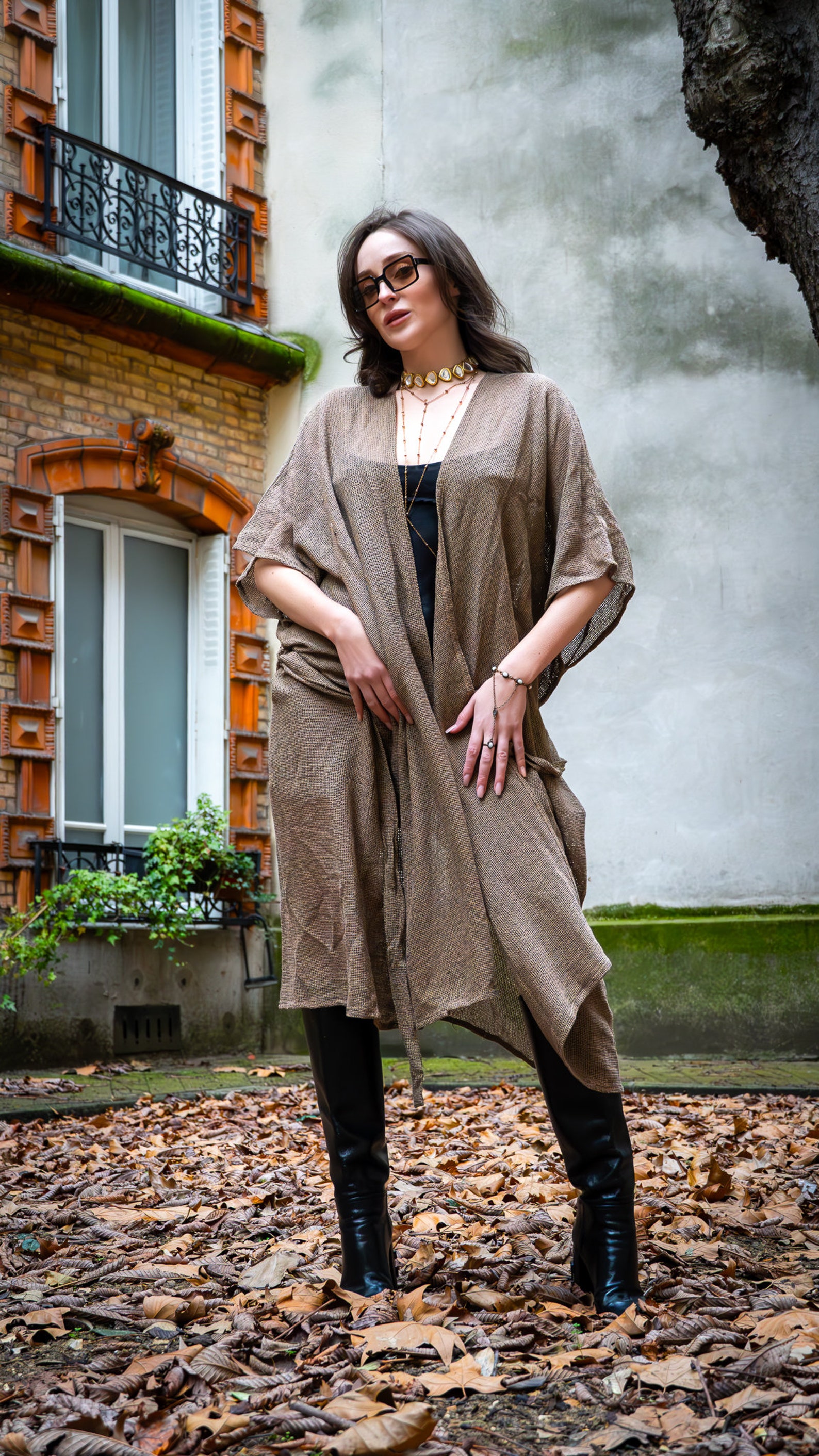 Shikra Hemp Netted Shrug - Etsy