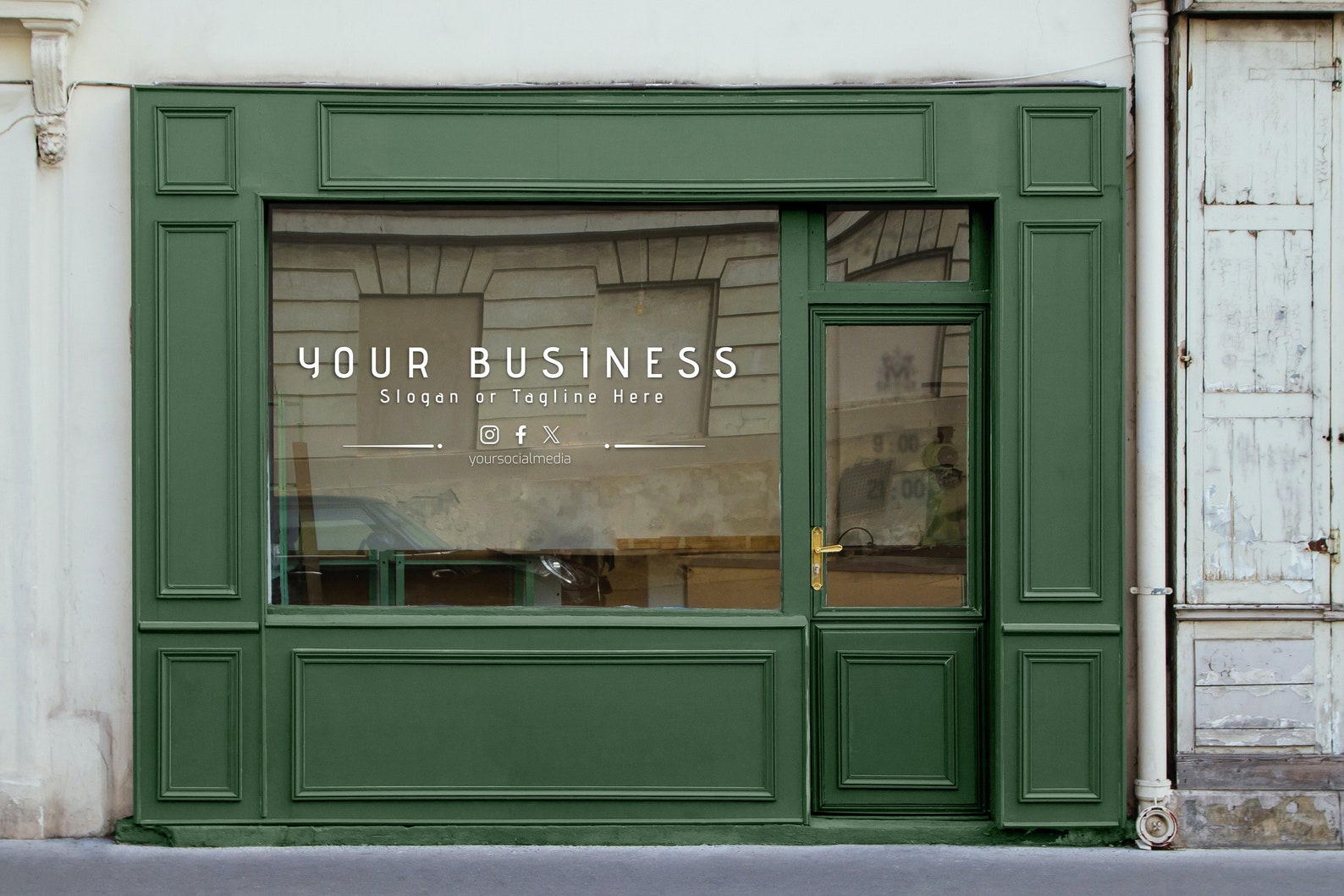 Custom Vinyl Window Decal Peel & Stick Standard and Custom Sizes ...