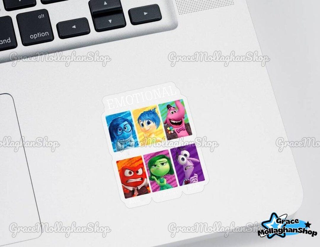 Inside Out 2 Character Sticker, Emotional Disney Mental Health Decal ...