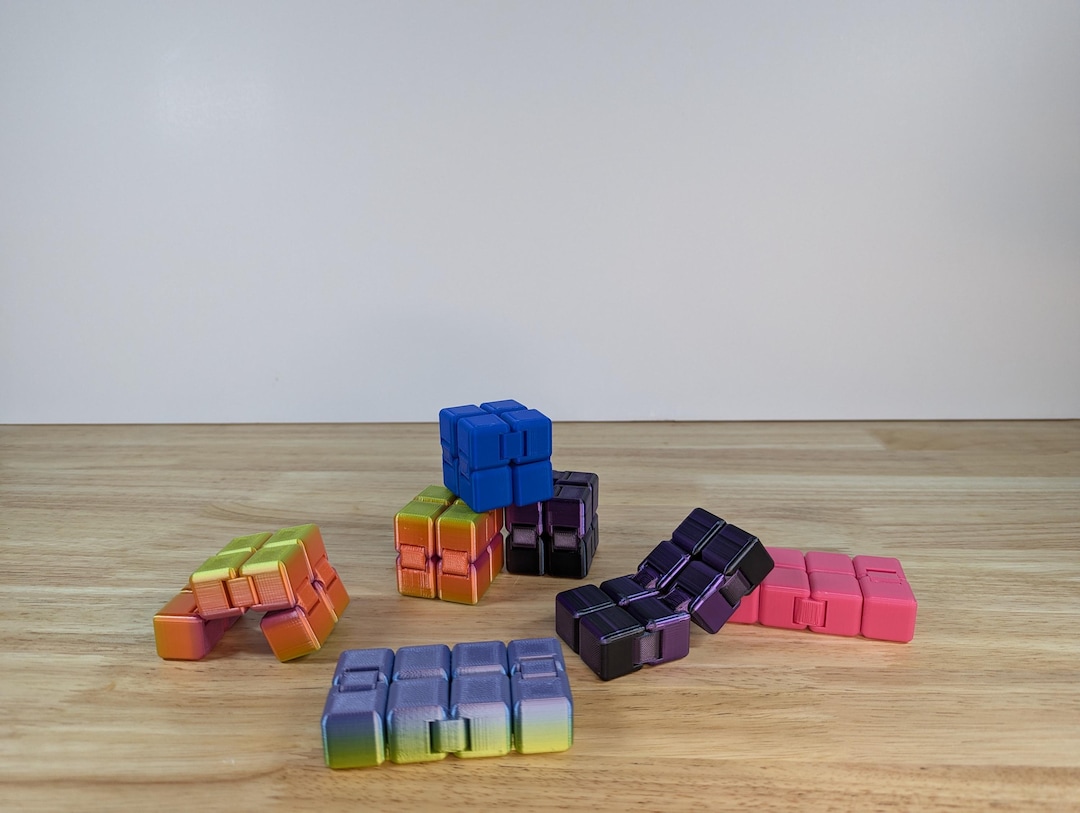 Fidget Infinity Cube 3D Printed Fidget Toy - Etsy