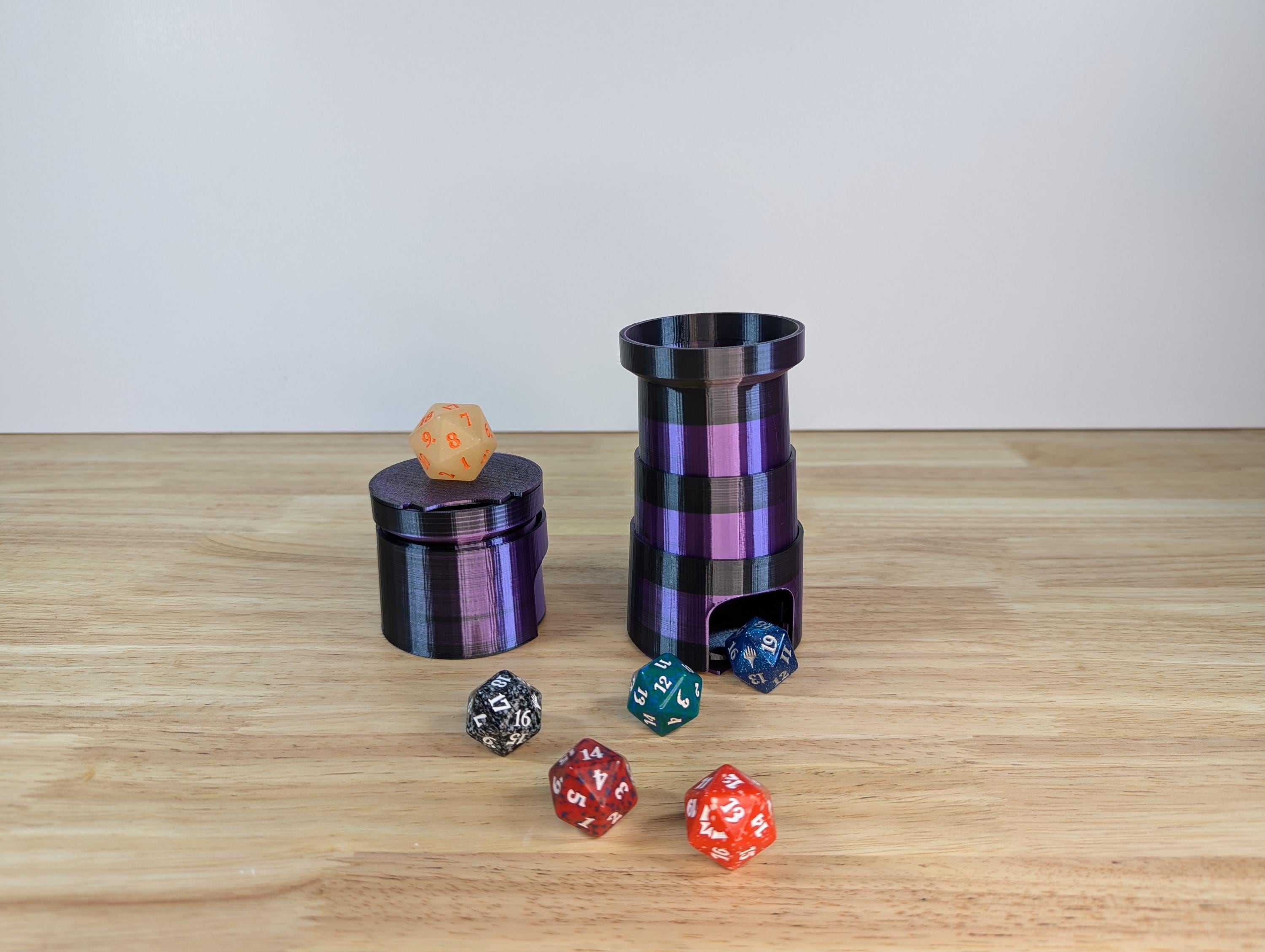 Collapsible Dice Tower 3D Printed Game Accessory - Etsy