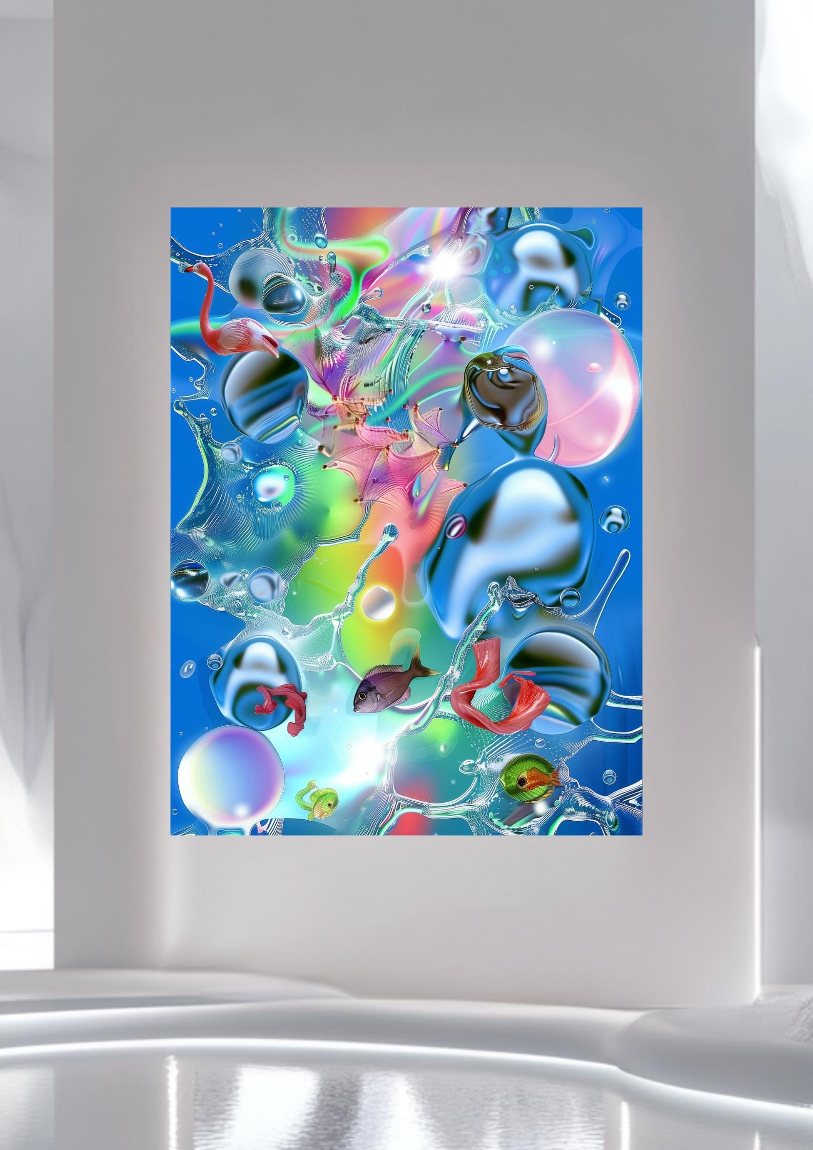 Rainbow Dream | Frutiger Aero Y2K Abstract Poster | Art Print | Wall ...