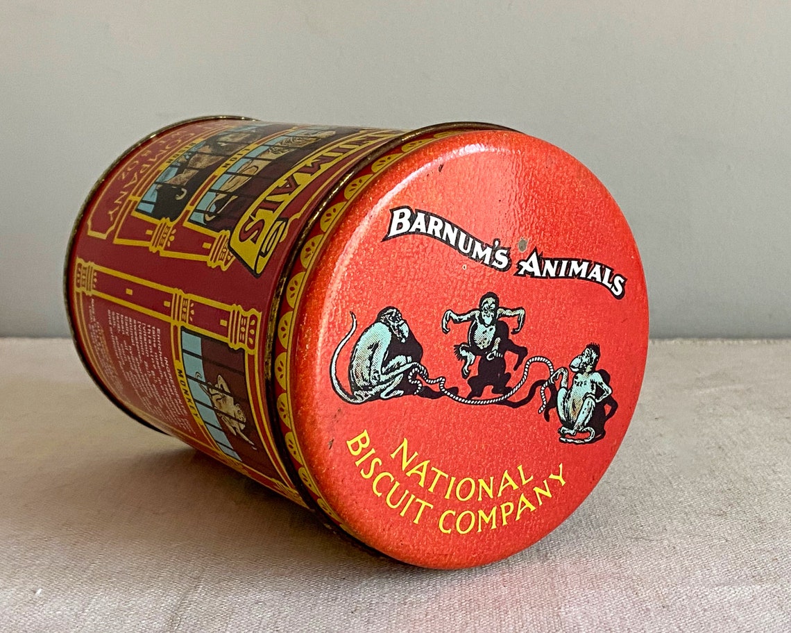 Animal Crackers Tin Vintage Barnum's Animals Circus Tin | Etsy