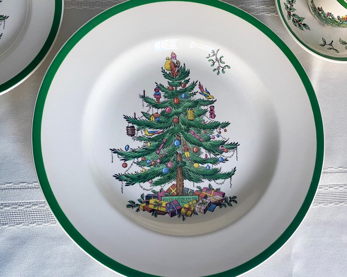 Spode Christmas Tree Dinnerware Vintage Earthenware - Etsy