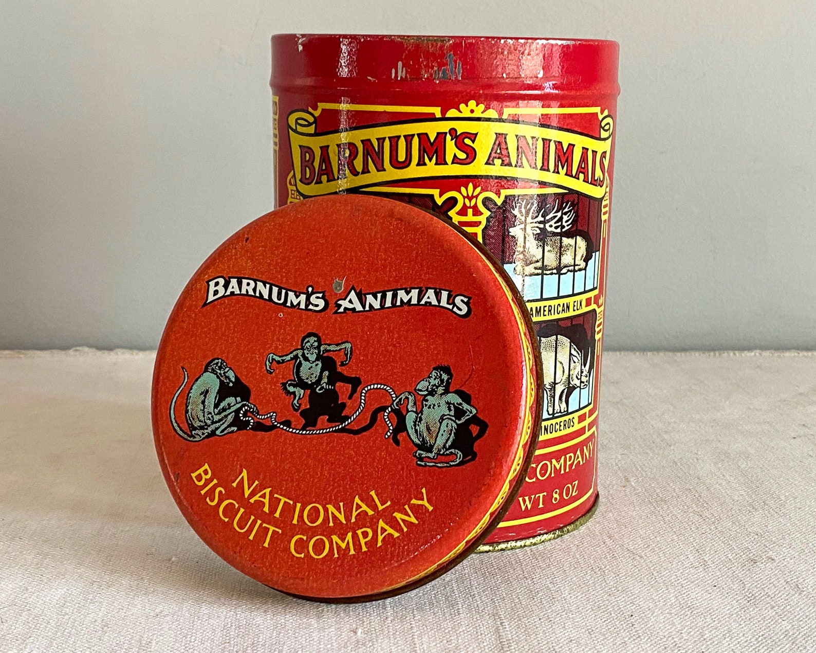 Animal Crackers Tin Vintage Barnum's Animals Circus Tin - Etsy