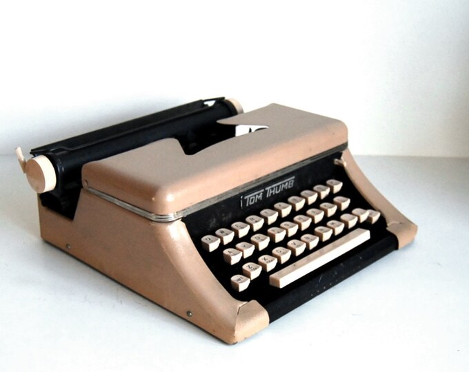 Vintage Toy Typewriter Tom Thumb Typewriter With Case - Etsy