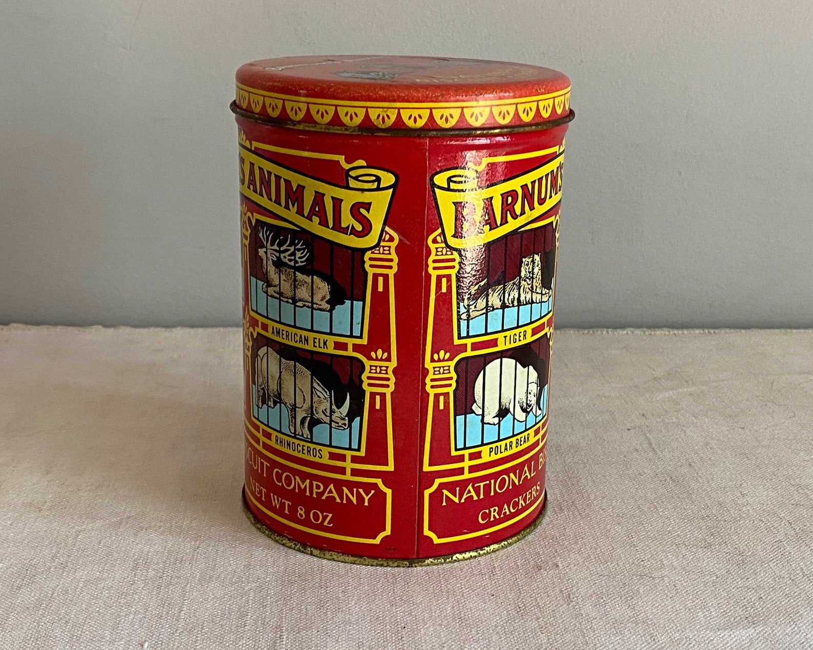 Animal Crackers Tin Vintage Barnum's Animals Circus Tin - Etsy