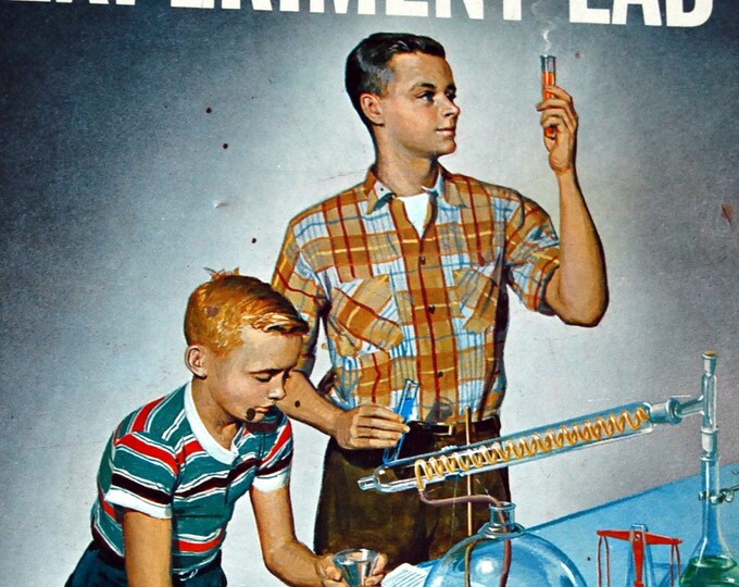 Vintage Chemistry Experiment Lab, Gilbert 12014, 1956 - Etsy