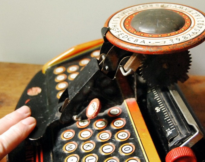 Vintage Marx Toy Typewriter, Junior Dial, Circa 1940s - Etsy