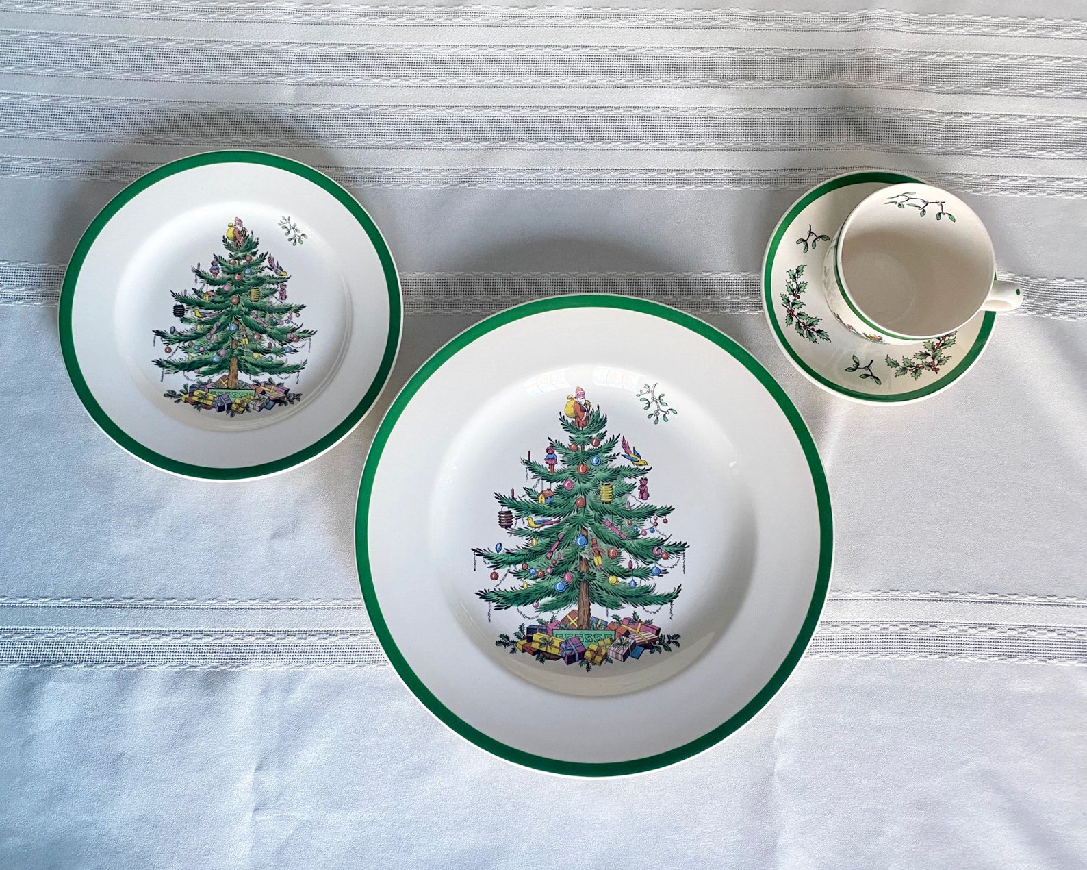 Spode Christmas Tree Dinnerware Vintage Earthenware - Etsy
