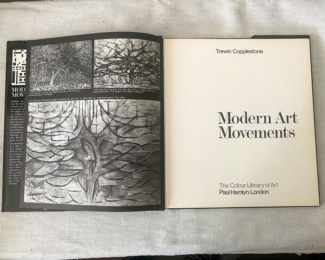 1967 modern Art Movements Vintage Art Book by - Etsy