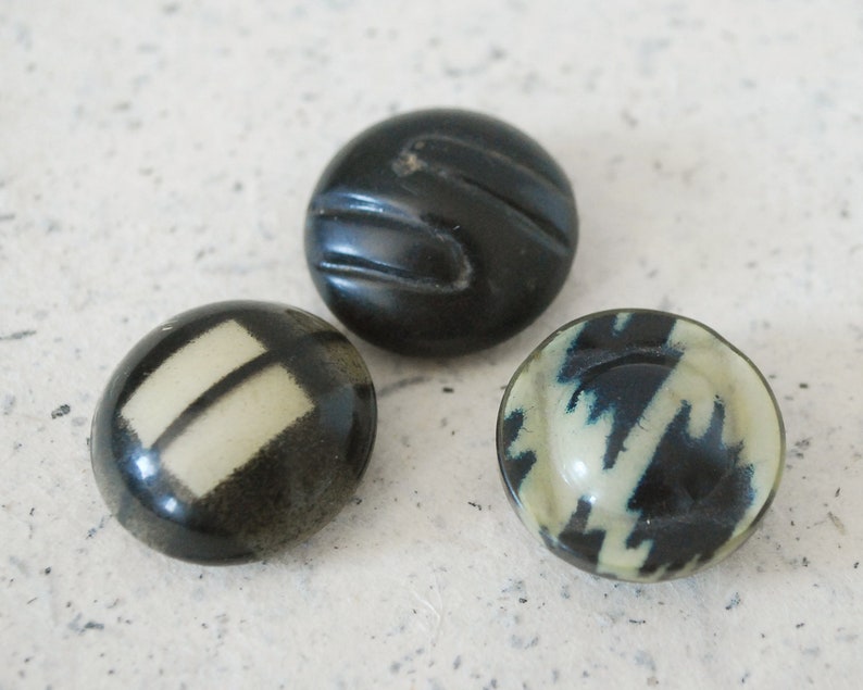 26 Celluloid Tight Top Buttons Vintage Art Deco Buttons - Etsy