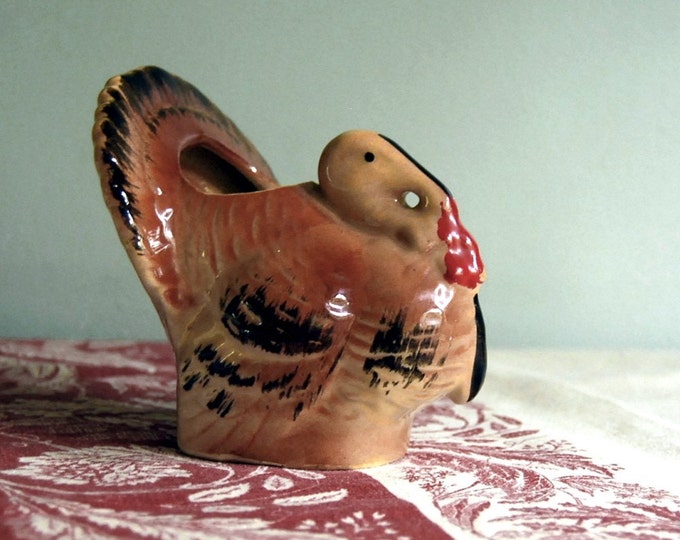 Vintage Turkey Planter Ceramic Thanksgiving Centerpiece Bird Planter - Etsy