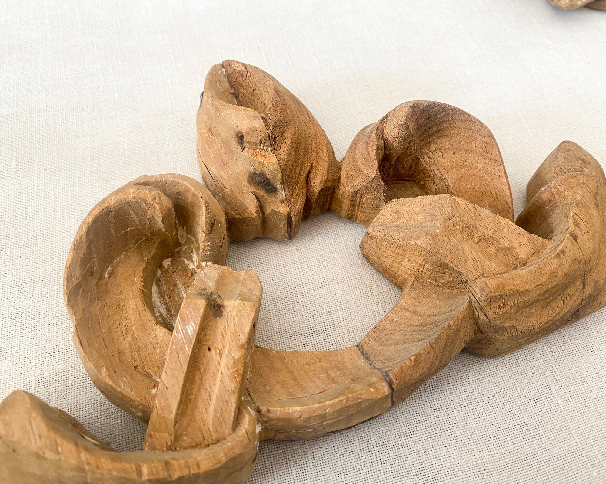 Baroque Wood Carvings, Two Antique Brazilian Carved Wood Architectural ...