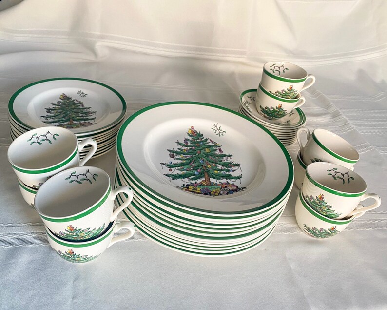 Spode Christmas Tree Dinnerware Vintage Earthenware - Etsy