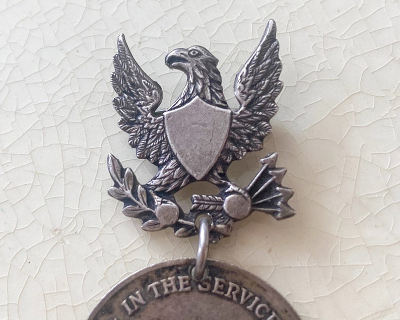 WWII Mother-son Pin Vintage Sterling Silver U.S. Military - Etsy