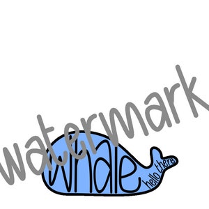 Whale Hello There Printable Craft to Do With Your Baby or Toddler - Etsy