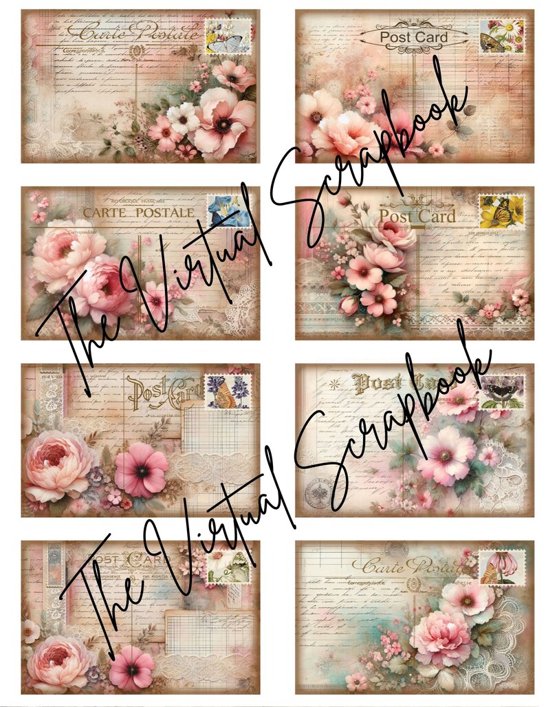 Pretty Pink Junk Journal Digital Kit - Etsy
