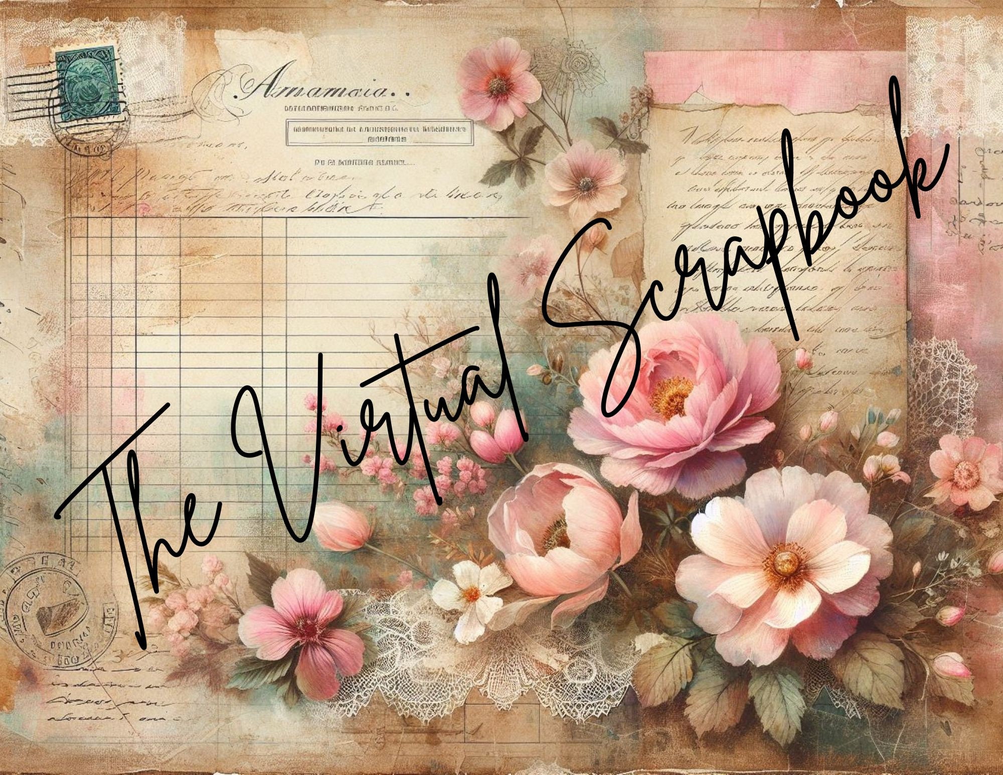Pretty Pink Junk Journal Digital Kit - Etsy