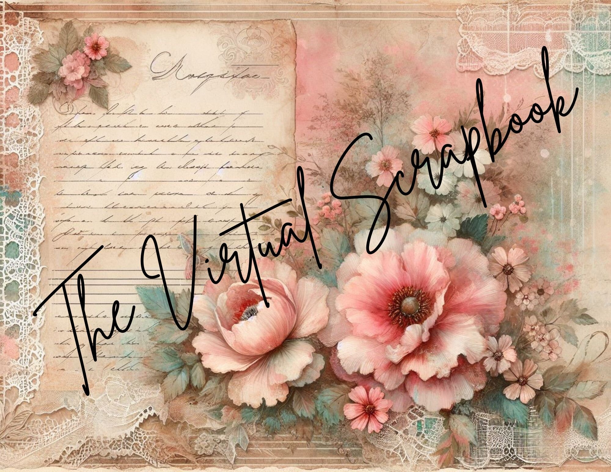 Pretty Pink Junk Journal Digital Kit - Etsy