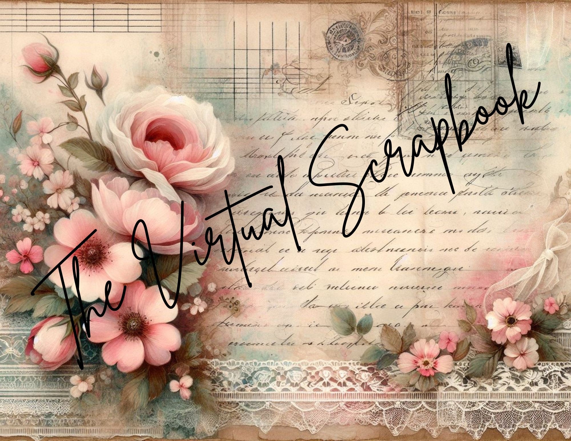 Pretty Pink Junk Journal Digital Kit - Etsy