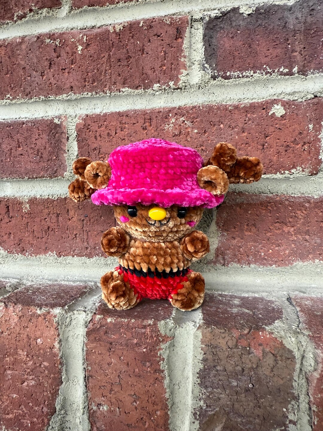 Little Handmade Crochet Stuffed Figure: Bigger Chopper - Etsy