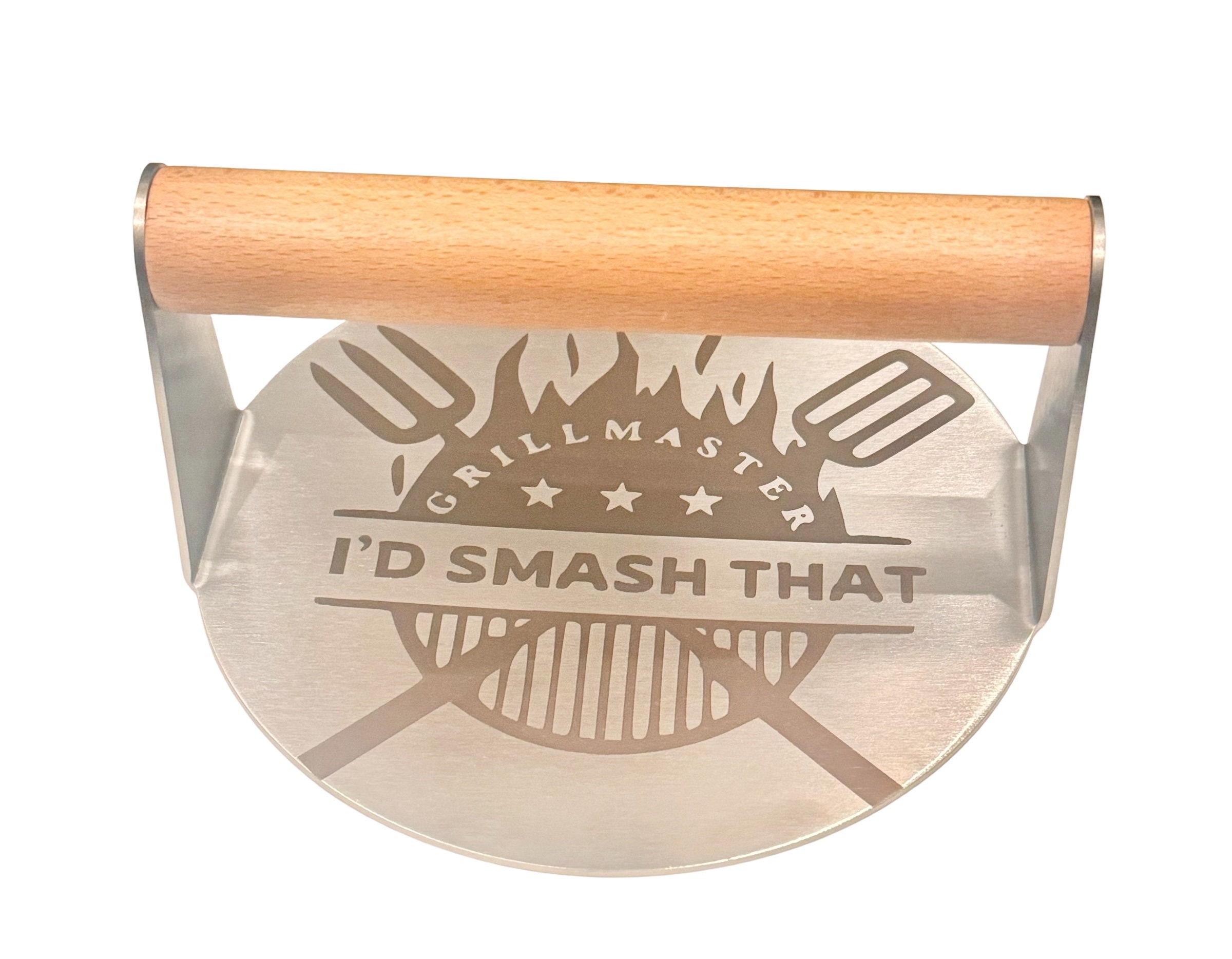 Personalized Burger Smasher Stainless Steel Burger Press Personalized ...