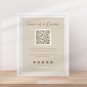 Social Media QR Code Sign Template: Connect With Us, Review Sign ...