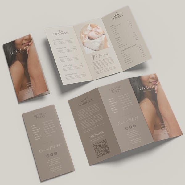 Brochure for Medspa - Etsy